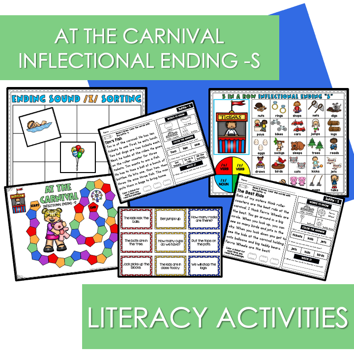 At The Carnival – Inflectional Ending -S - Clever School Teacher