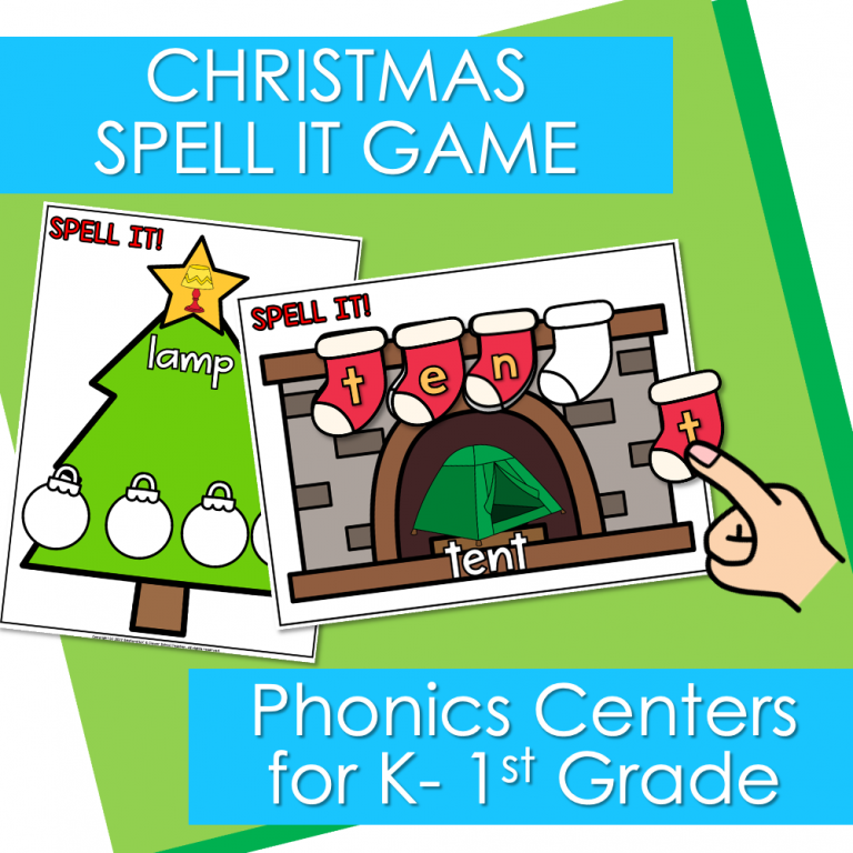 Christmas Spell It (Phonics) - Clever School Teacher