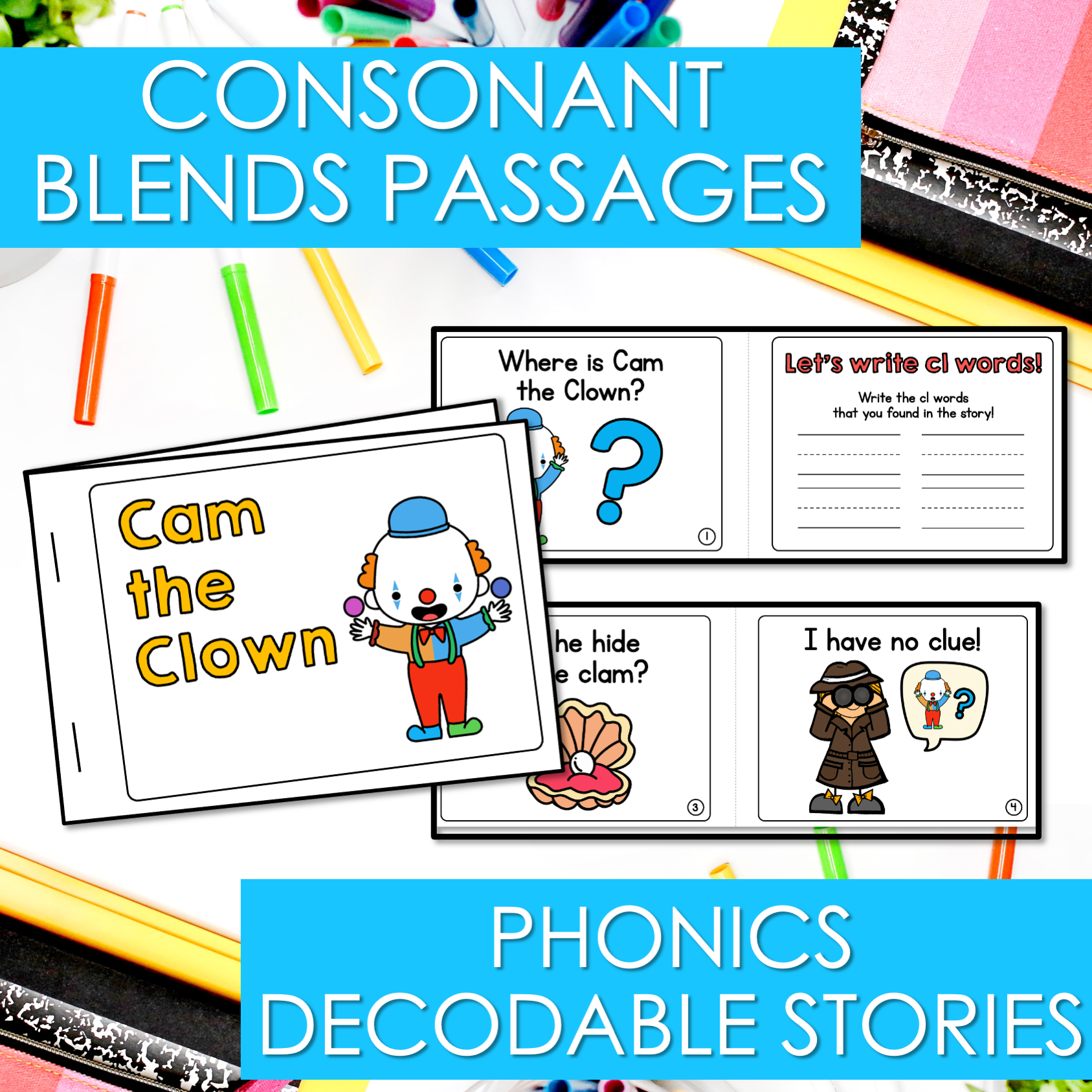 Decodables - Clever School Teacher