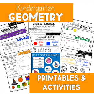 Kindergarten Geometry – Printables & Activities - Clever School Teacher