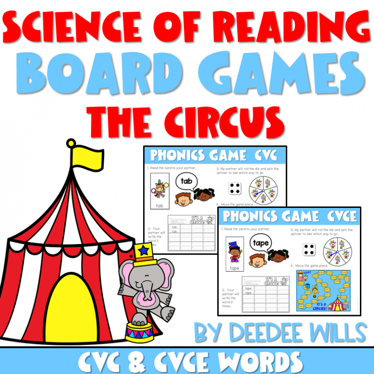 Circus Board Game - Clever School Teacher
