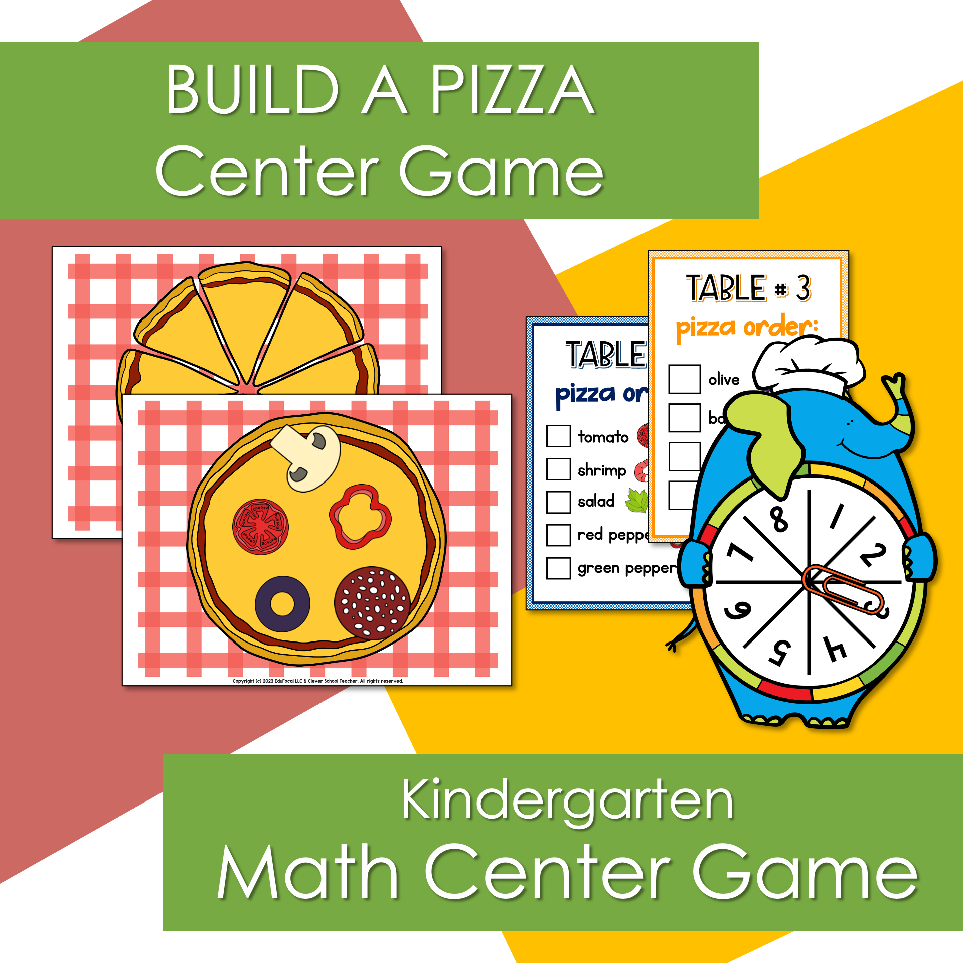 Build A Pizza - Clever School Teacher