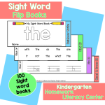 Sight Word Flip Books - Clever School Teacher