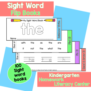 Sight Word Flip Books - Clever School Teacher