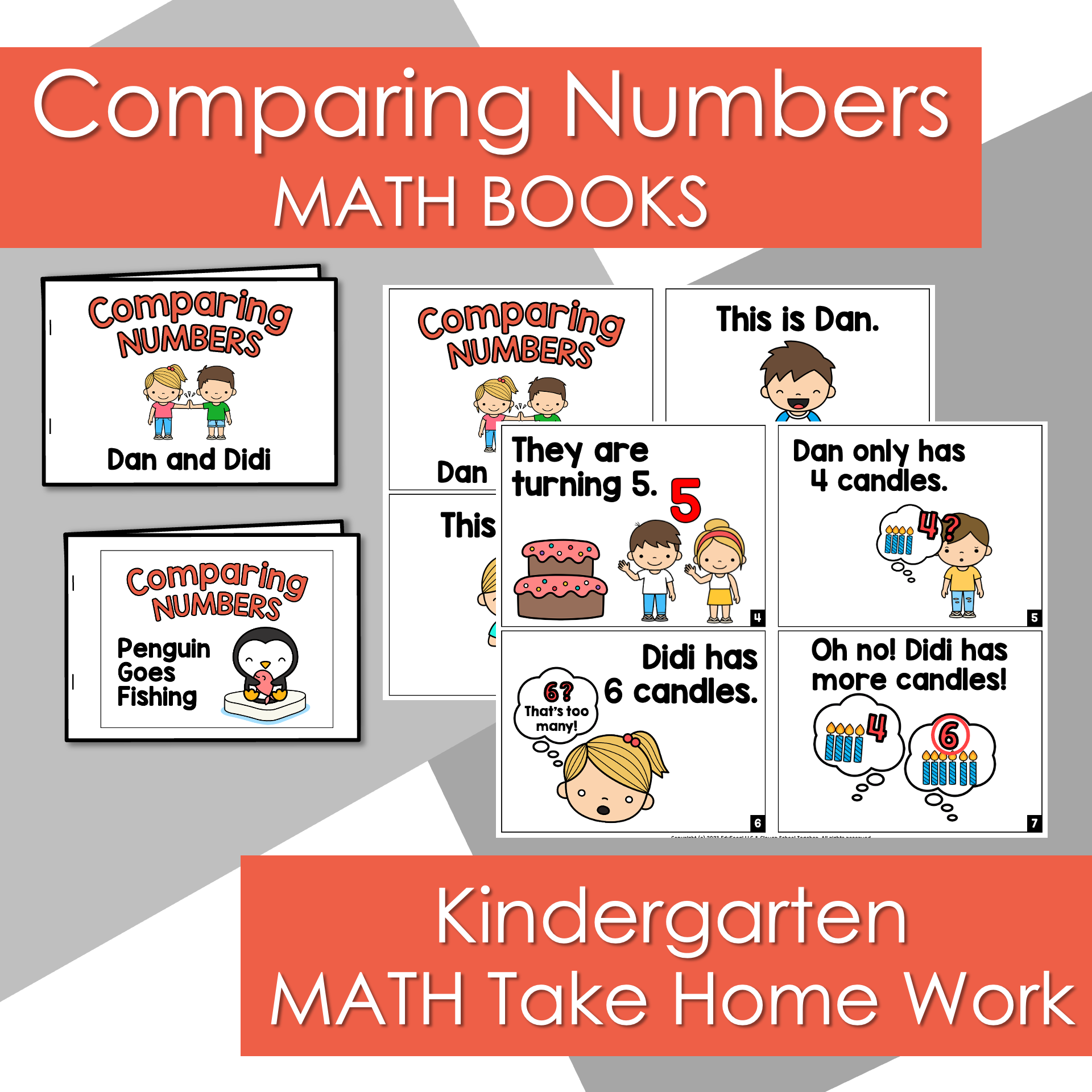 Comparing Numbers Books - Clever School Teacher