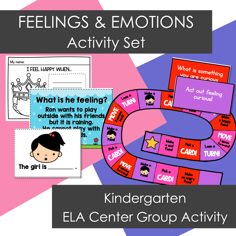 Feelings Emotions Activity Set - Clever School Teacher