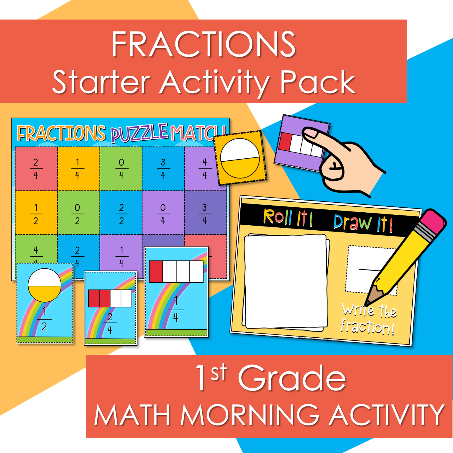 Fractions Starter Activity Pack - Clever School Teacher