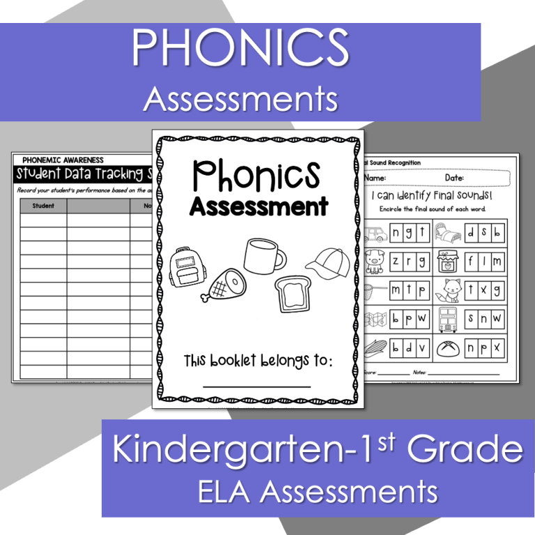 Phonics Assessment - Clever School Teacher