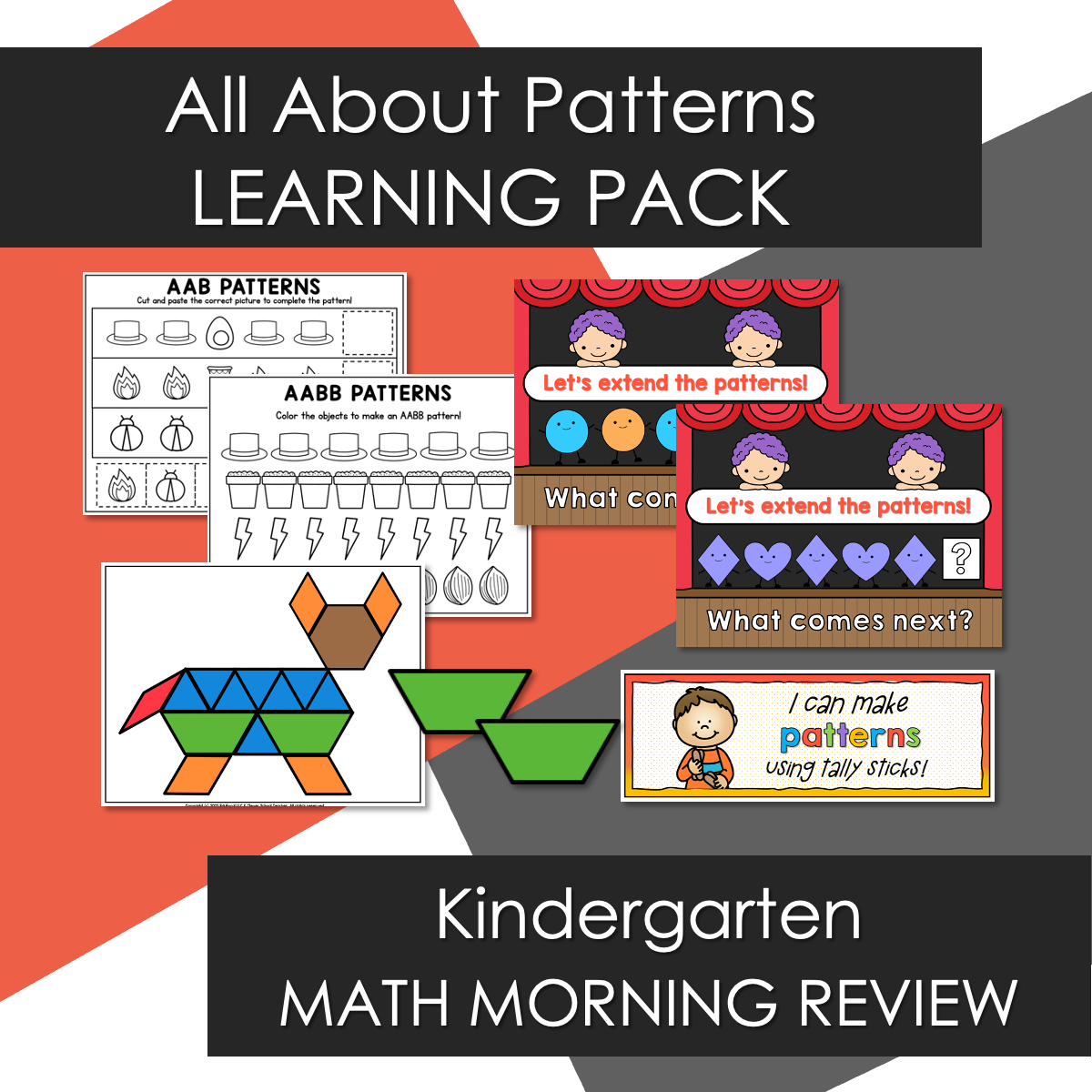 All About Patterns Learning Pack - Clever School Teacher