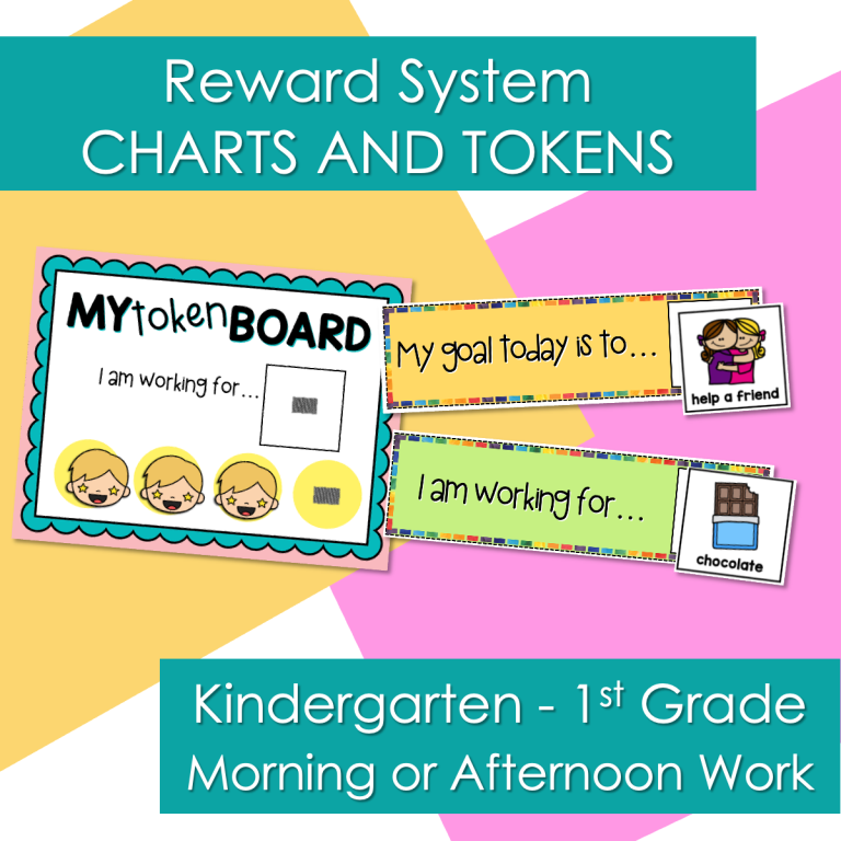 Reward System Charts & Tokens - Clever School Teacher