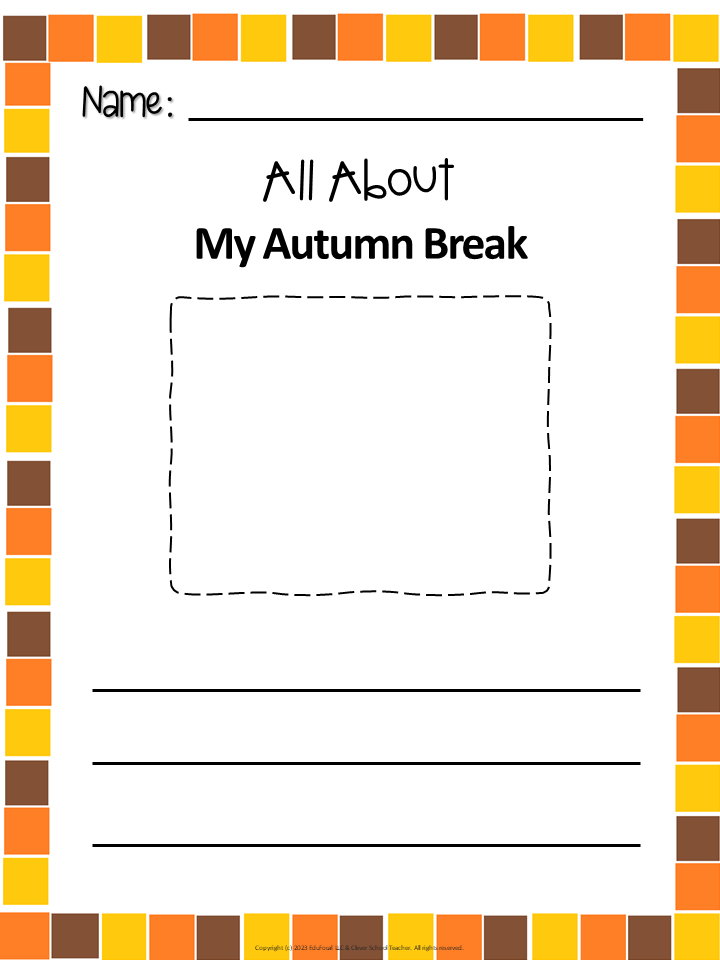 Autumn Writing Prompts - Clever School Teacher
