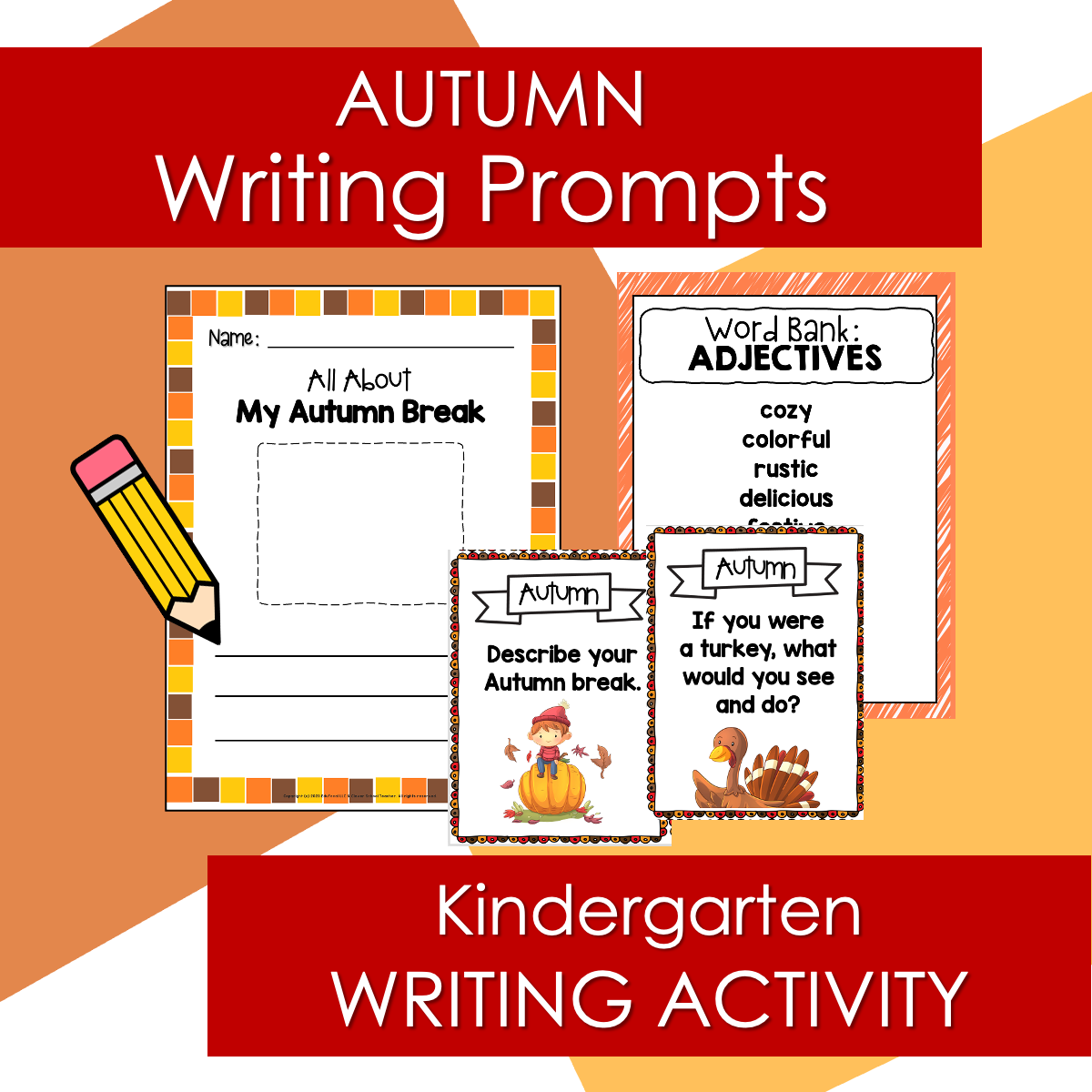 Autumn Writing Prompts - Clever School Teacher