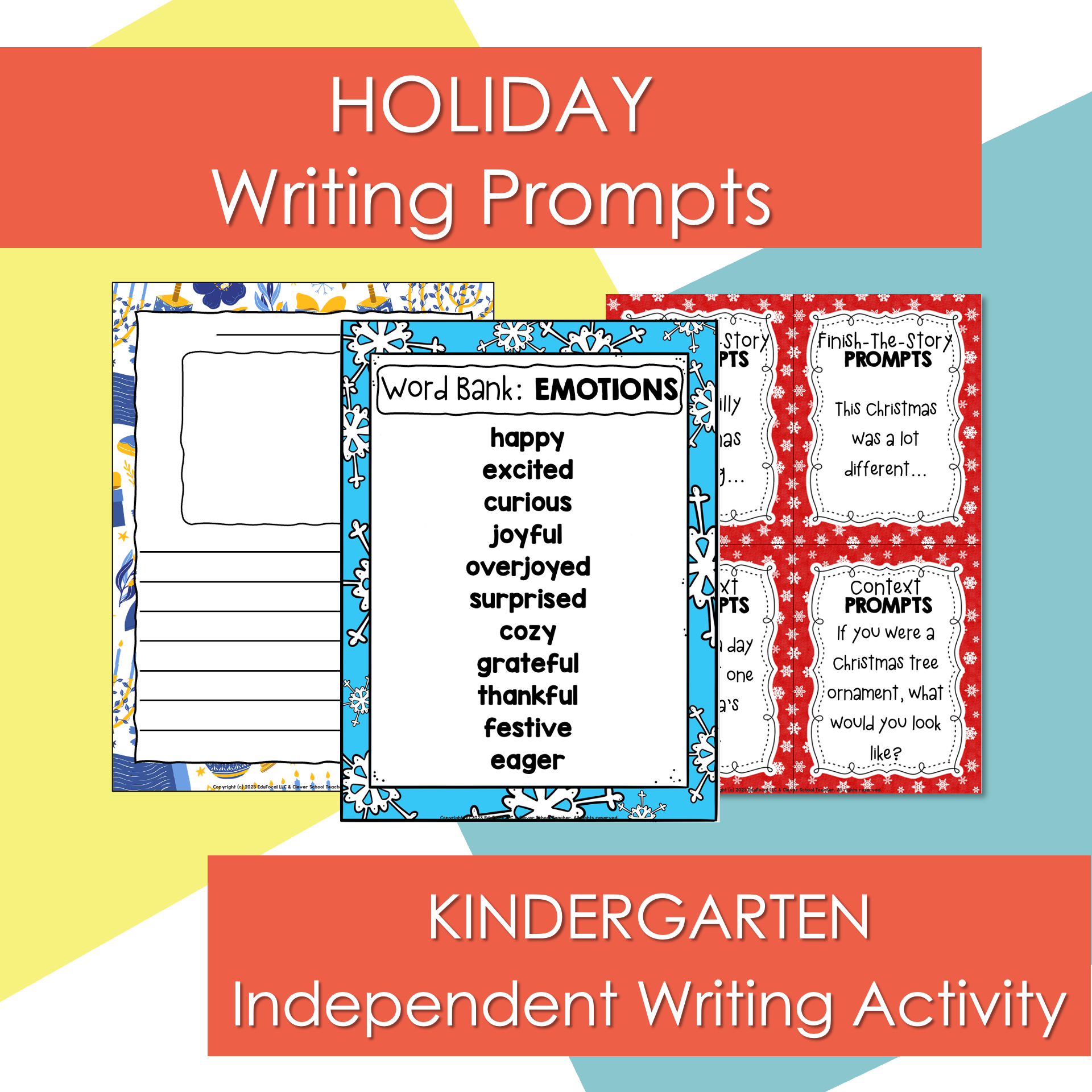 Holiday Writing Prompts - Clever School Teacher
