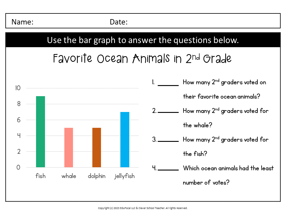 Data Analysis Worksheet - Clever School Teacher