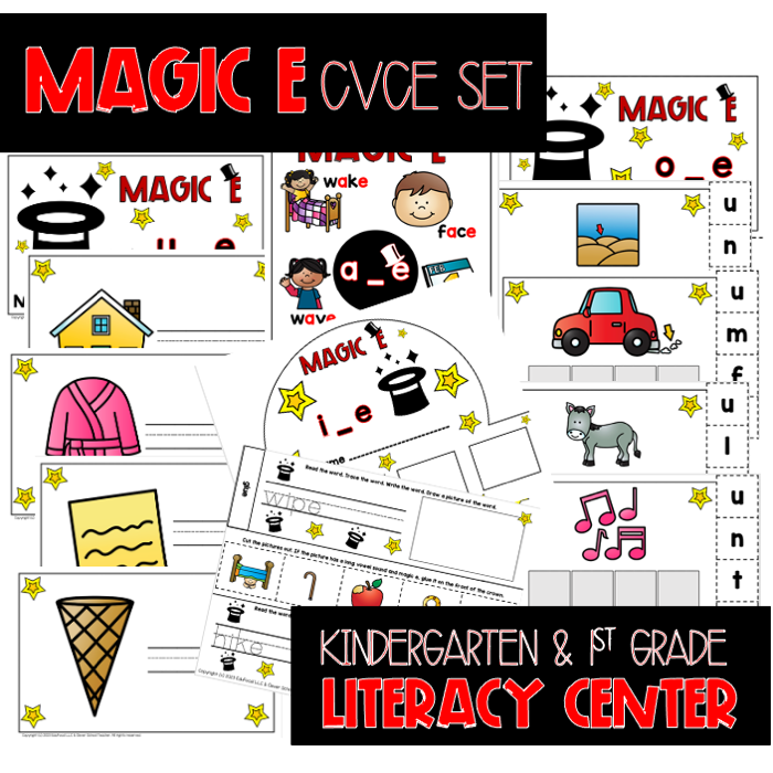 Magic E Set - Clever School Teacher