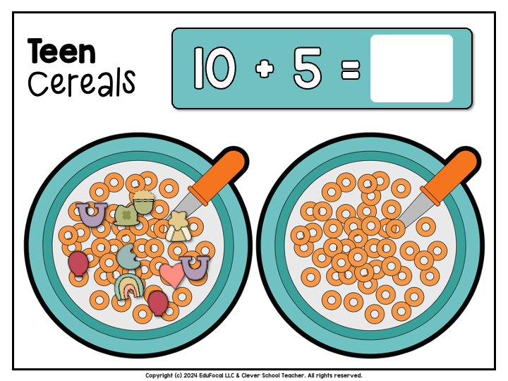 Teen Numbers Starter Pack - Clever School Teacher