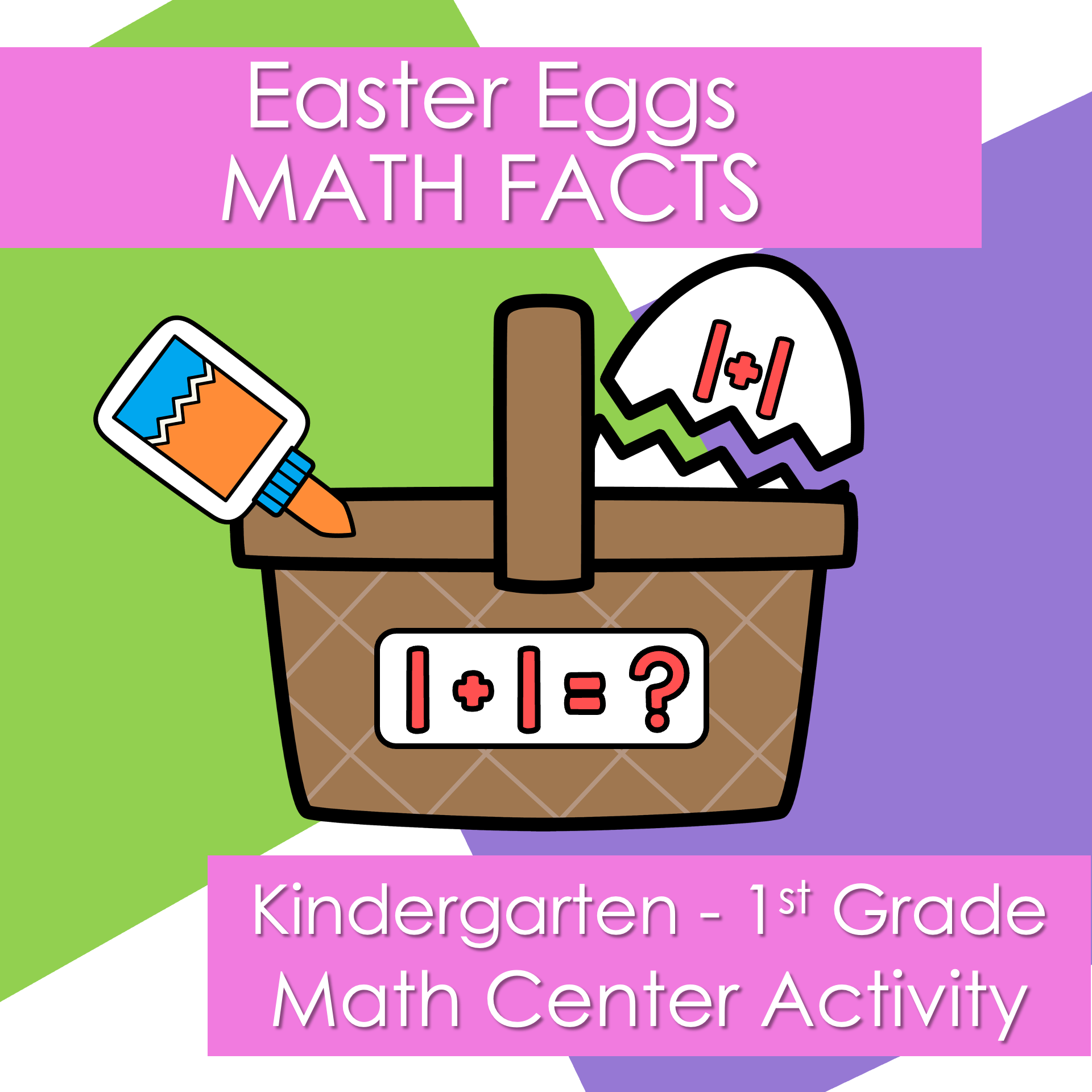 Easter Eggs Math Facts - Clever School Teacher