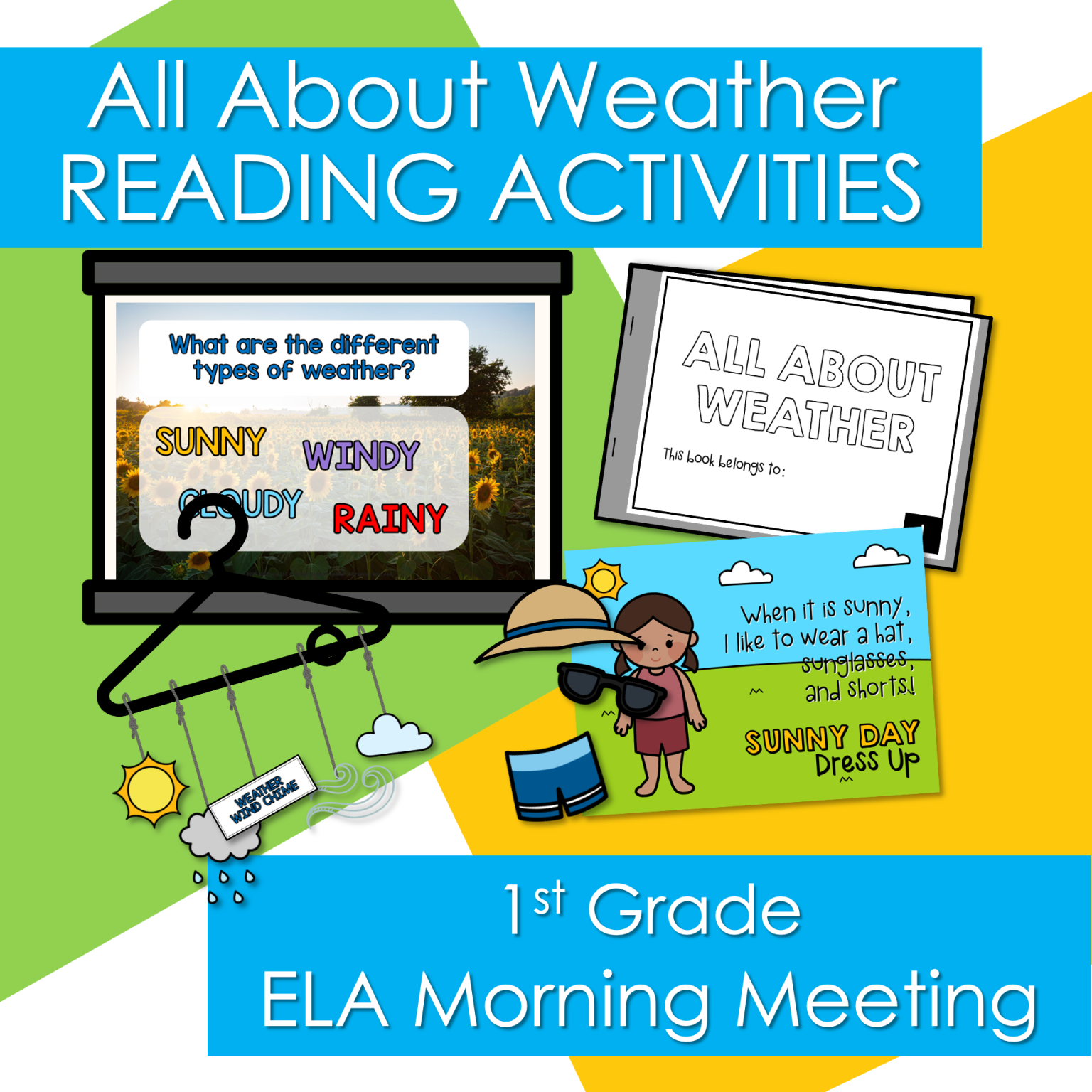 All About Weather Reading Activities - Clever School Teacher
