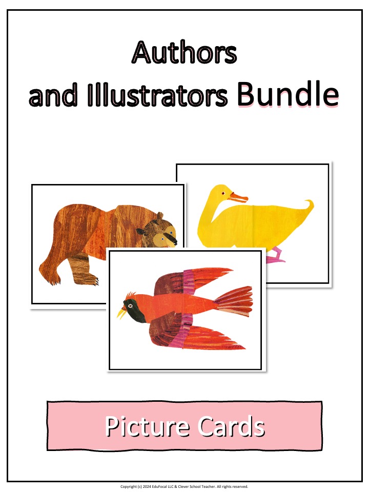 Authors and Illustrators Bundle - Clever School Teacher