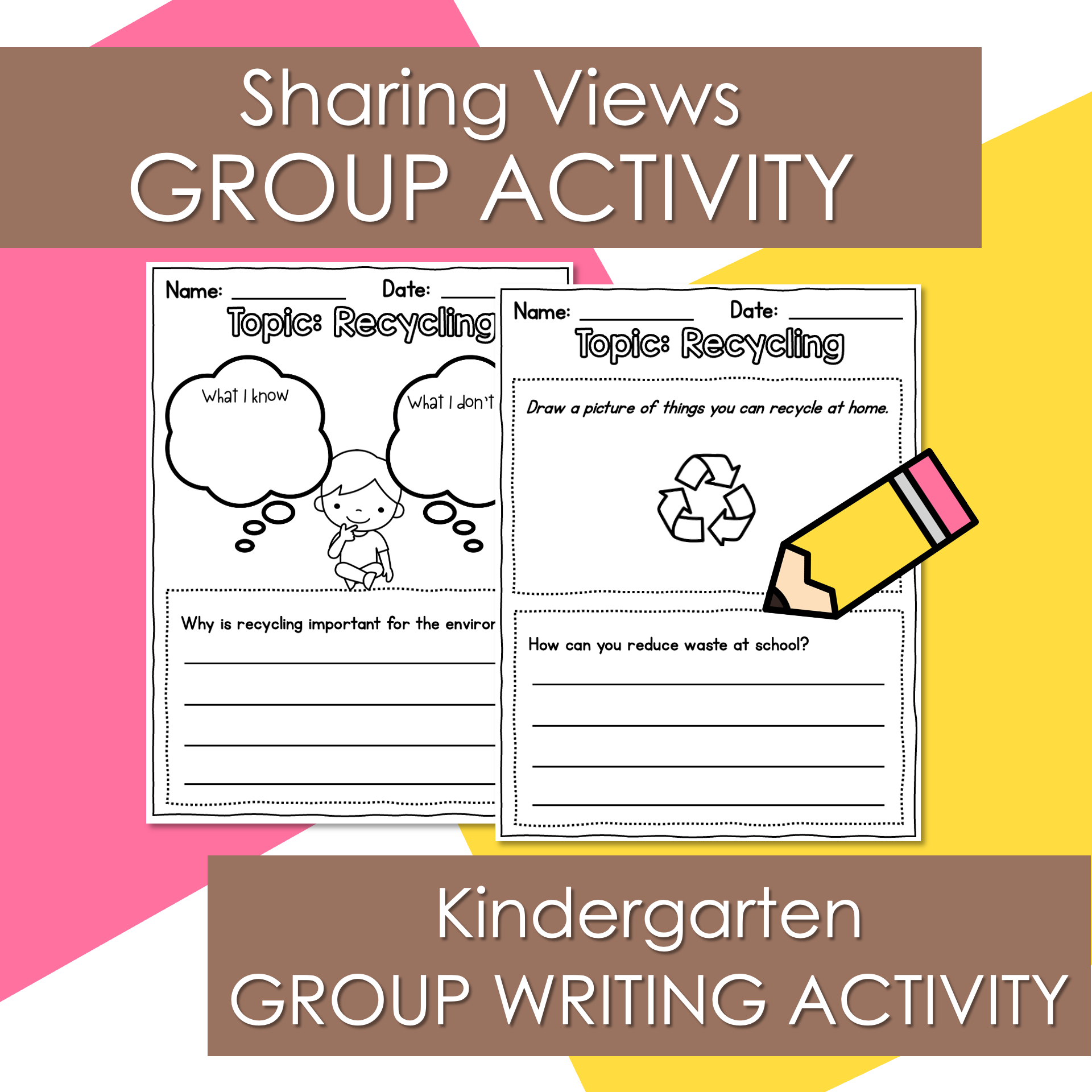 Sharing Views Group Activity - Clever School Teacher