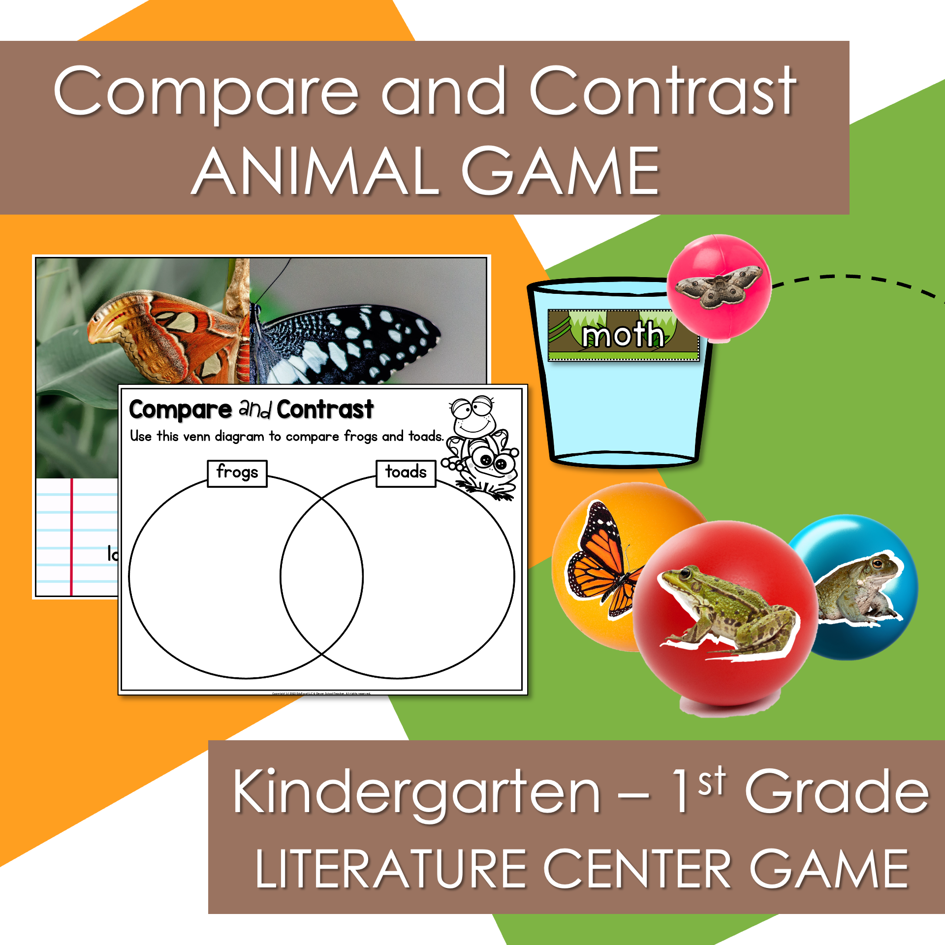 Compare and Contrast Animal Activity - Clever School Teacher