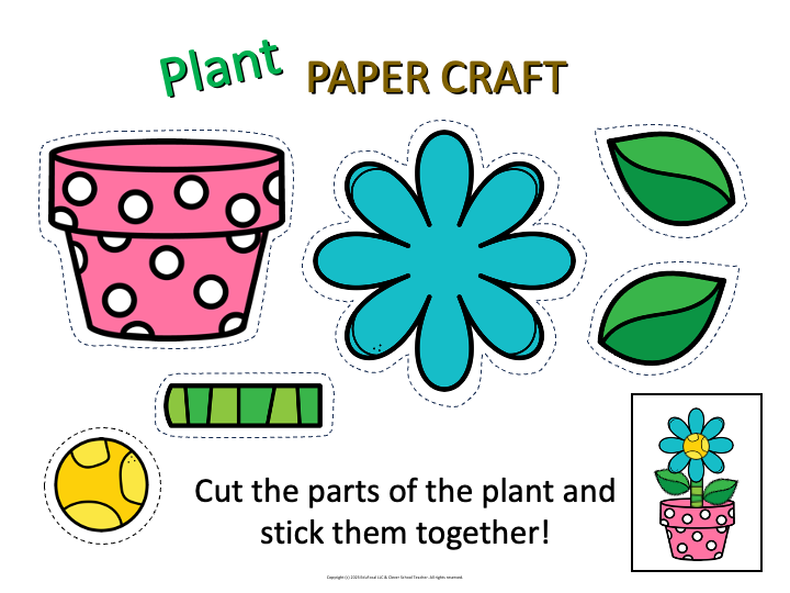 Growing a Plant Craftivity - Clever School Teacher