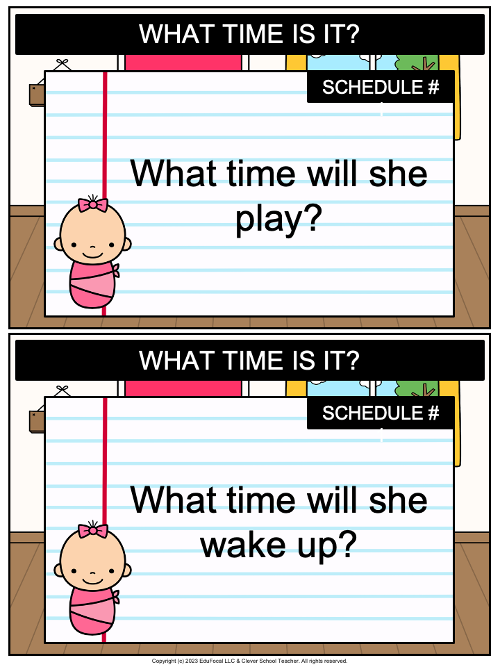 Telling Time Warm Up - Clever School Teacher