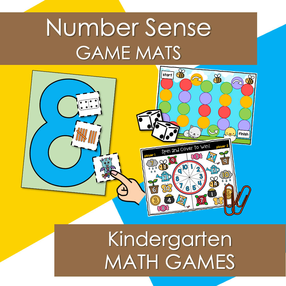 Number Sense Kindergarten Game - Clever School Teacher