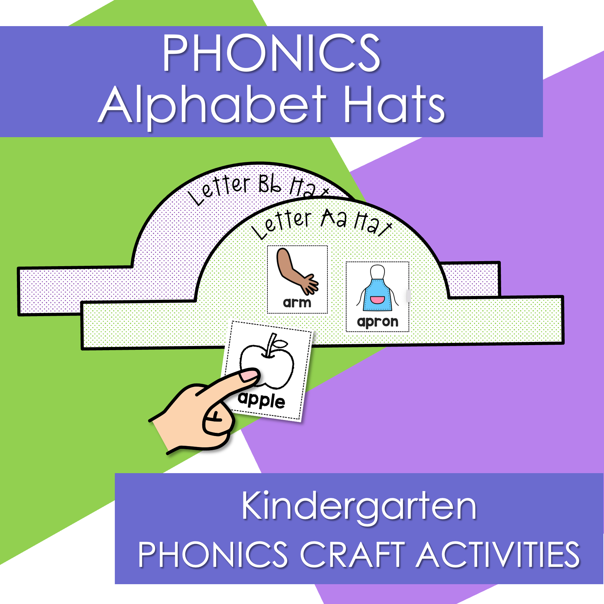 Kindergarten Alphabet Hats - Clever School Teacher