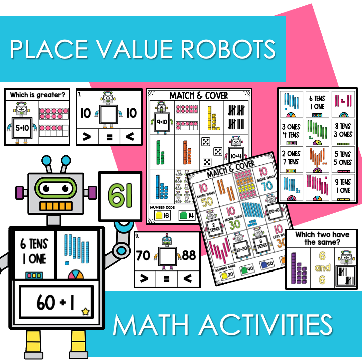 Place Value Robots - Clever School Teacher