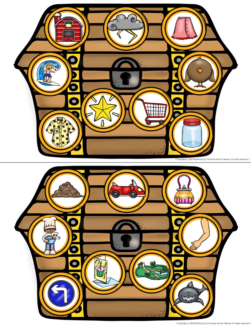 Treasure Chest Rhyming - Clever School Teacher