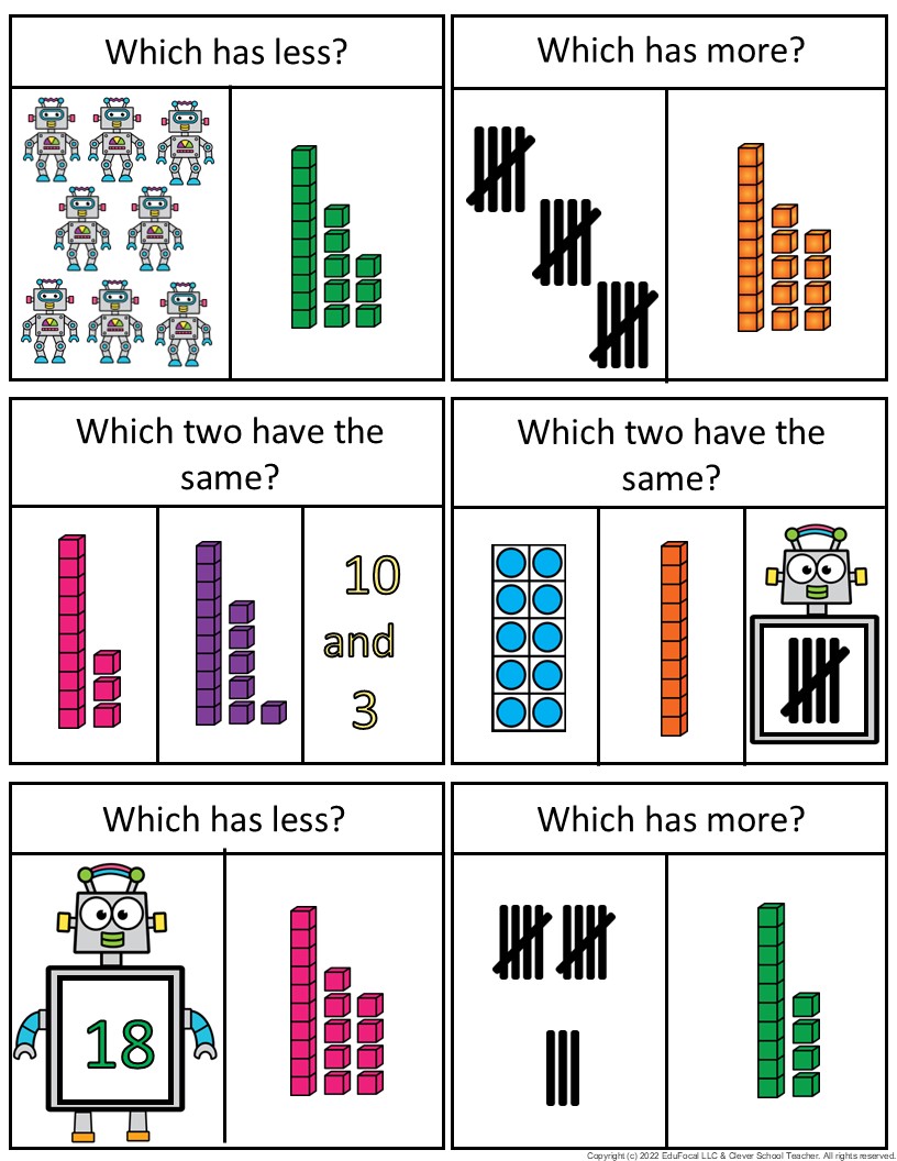 Place Value Robots – Math - Clever School Teacher