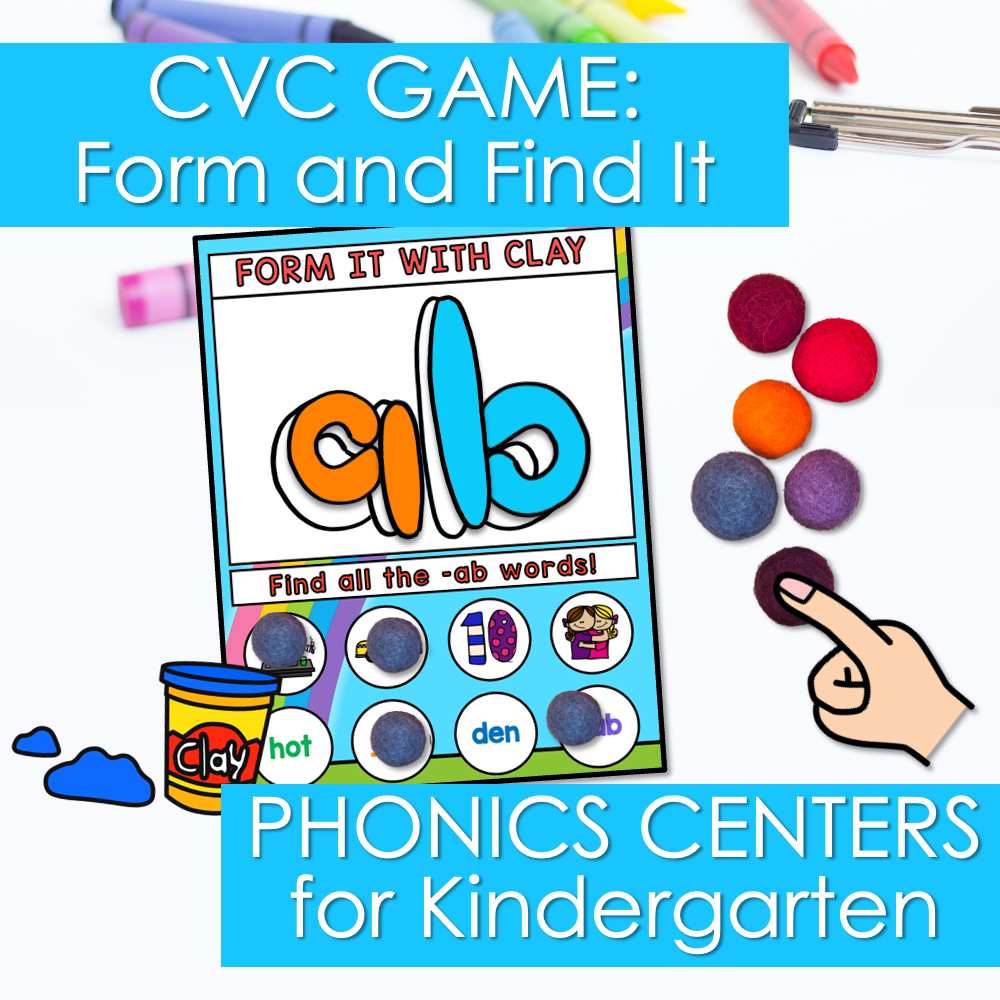 CVC Form and Find It - Clever School Teacher