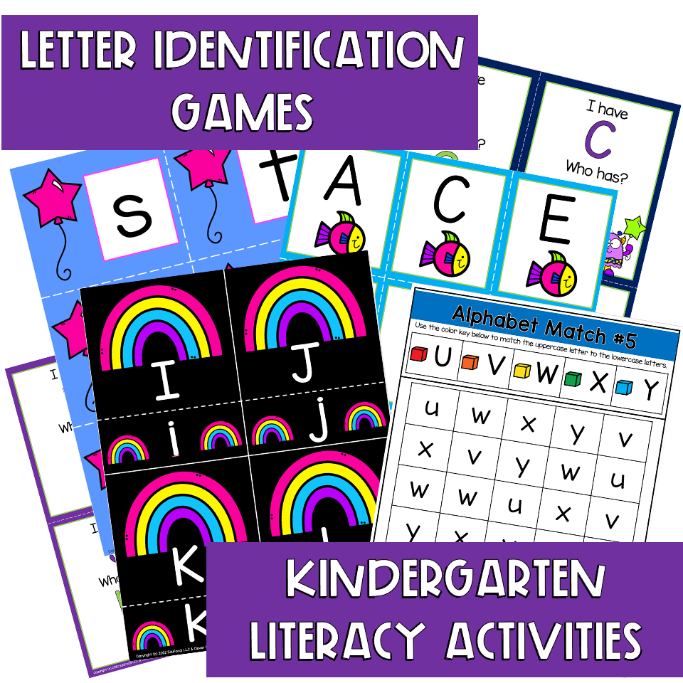 Letter Identification Games - Clever School Teacher